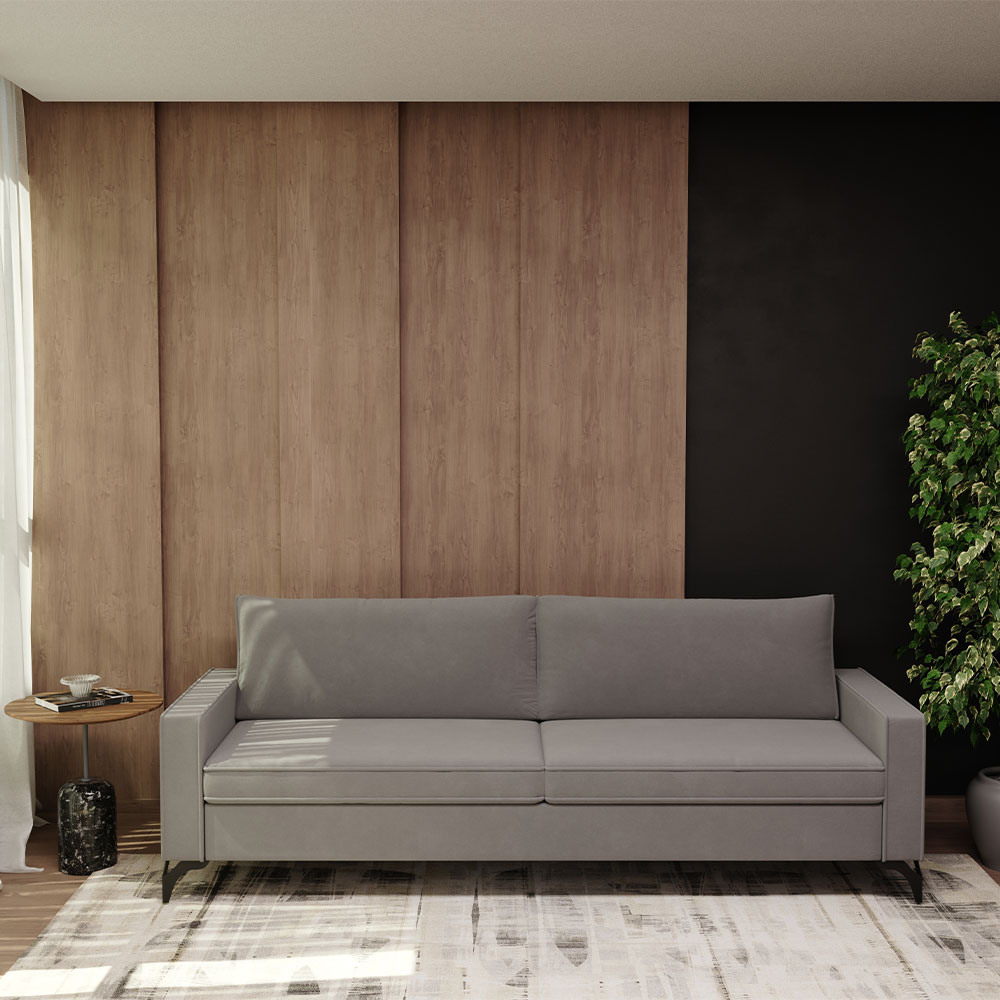 Sofá Sevilha Chaise 3 Lugares – Casa Ramos Decor